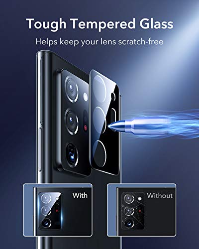 ESR Camera Lens Protector Compatible with Samsung Galaxy Note 20 Ultra [Scratch-Resistant] [Fingerprint-Resistant] [Ultra-Thin] Tempered Glass Camera Protector for Galaxy Note 20 Ultra, 2-Pack
