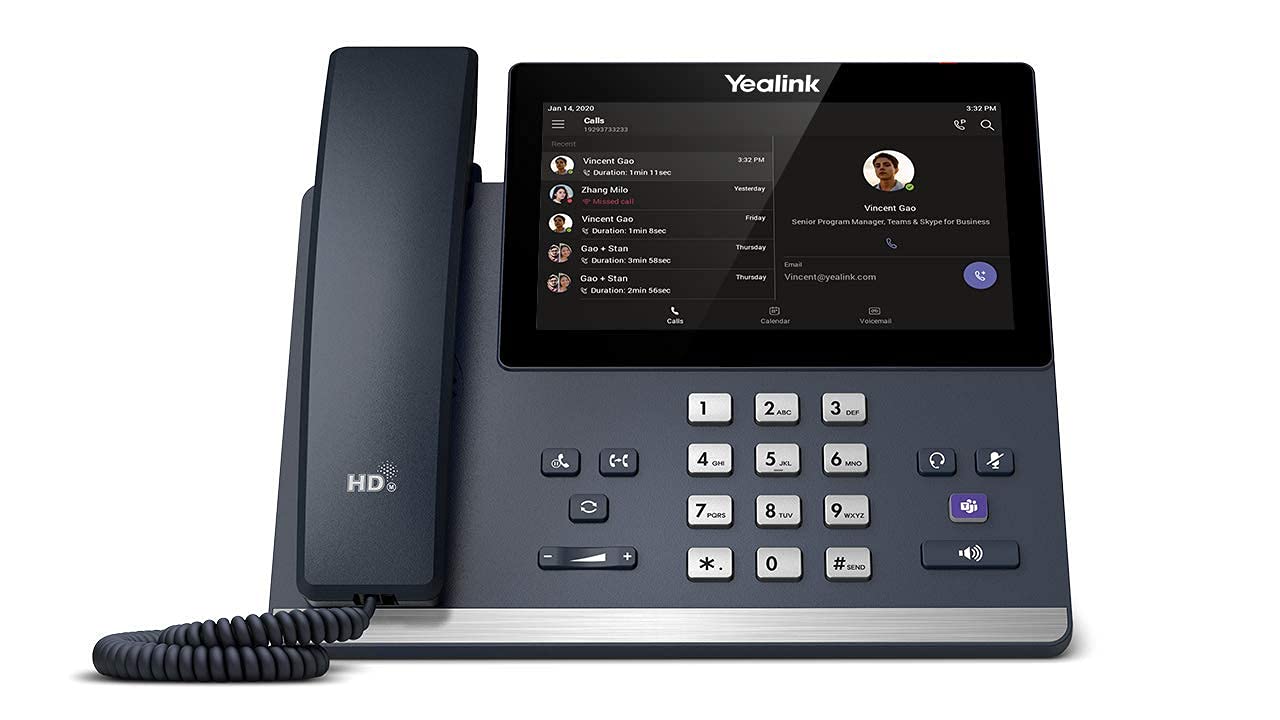 YEALINK MP56 TEAMS EDITION IP PHONE- 7" MULTI-TOUCH SCREEN - ANDROID 9 OS - POE (MP56-TEAMS) NEW OPEN BOX
