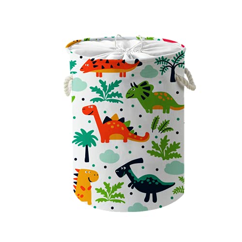 Laundry Hamper Collapsible Laundry Baskets with Easy Carry Handles and Drawstring Waterproof Clothes Hamper Storage Basket for Toys Clothes Organizer - 14.1x16.5(H) inches