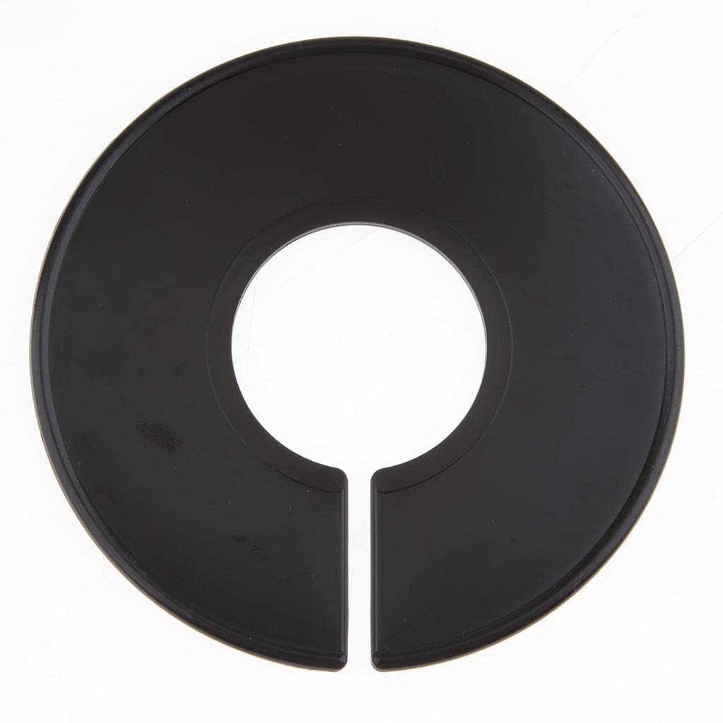 10Pack Clothing Rack Size Dividers Wardrobe Round Hangers Dividers, Black