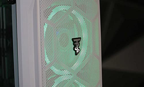 ViprTech Avalanche Gaming PC - AMD Ryzen 5 (12-LCore), AMD RX 580 8GB, 16GB DDR4 3200, 512GB NVMe SSD, 700w PSU, VR-Ready, RGB, WiFi, Prebuilt Computer Desktop Tower White