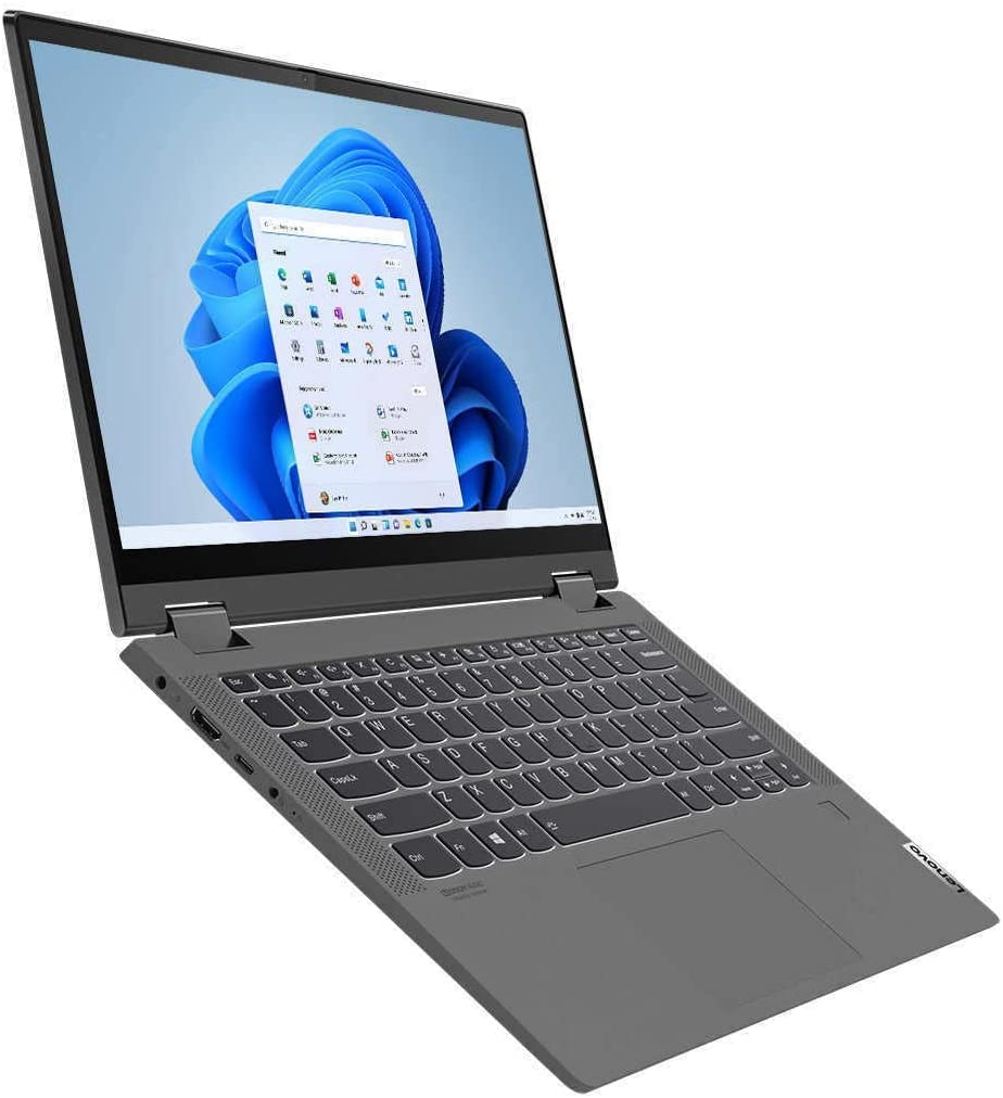 2022 Lenovo Flex 5 2-in-1 Touchscreen Laptop, 14" FHD Touch Display, 8-Core AMD Ryzen 7 5700U Upto 4.3GHz, AMD Radeon Graphics, WiFi6, Backlit KB, Fingerprint, Win11 Home, Grey (16GB|1024GB SSD)