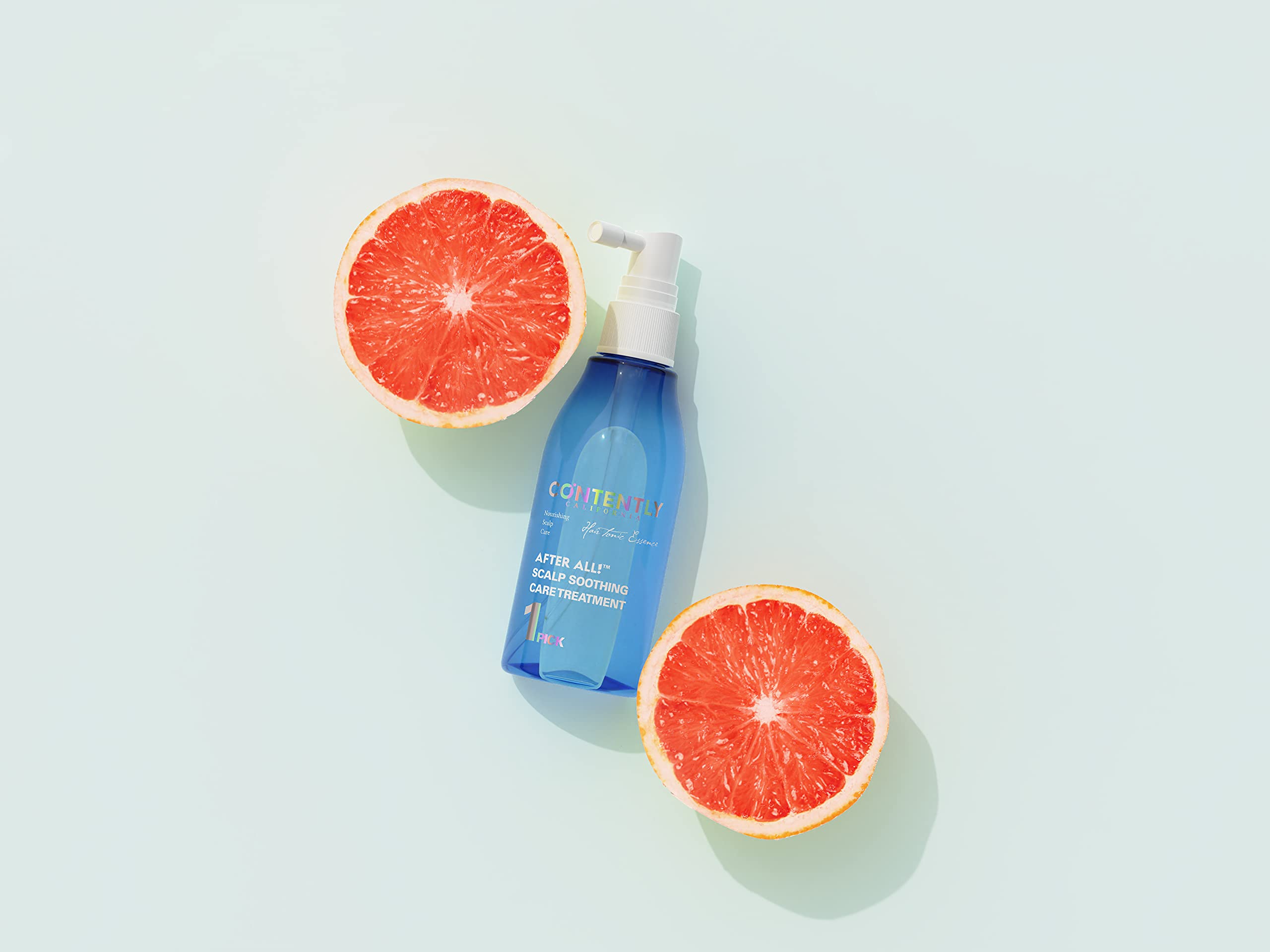 CONTENTLY AFTER ALL! Scalp Soothing Care Treatment | Daily Scalp Cooling Tonic with Probiotics & Ginger Extract For Itchy & Flaky Scalps | 4.06 fl.oz.