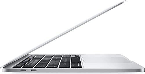 2020 Apple MacBook Pro with 2.3 GHz Intel Core i7 (13 inch, 32GB RAM, 512GB SSD) Silver (Renewed)