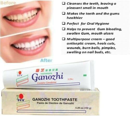 3 Boxes DXN Ganozhi Toothpaste Ganoderma 150g