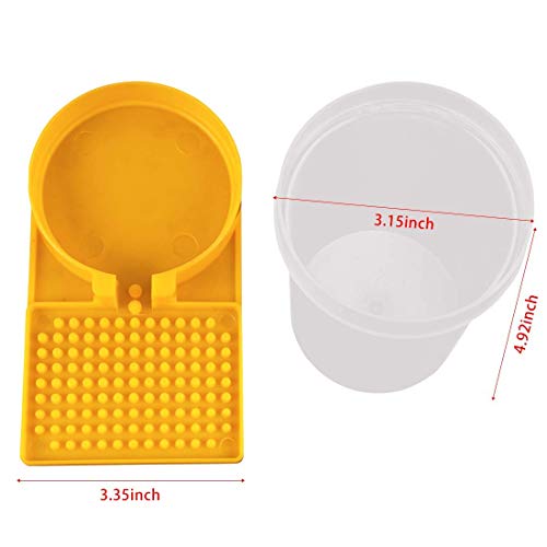 2 Pack Beehive Beekeeping Water Dispenser Honey Beehive Entrance Feeder Bee Drinking Beekeeping Equipment Nest Beekeeper Tool