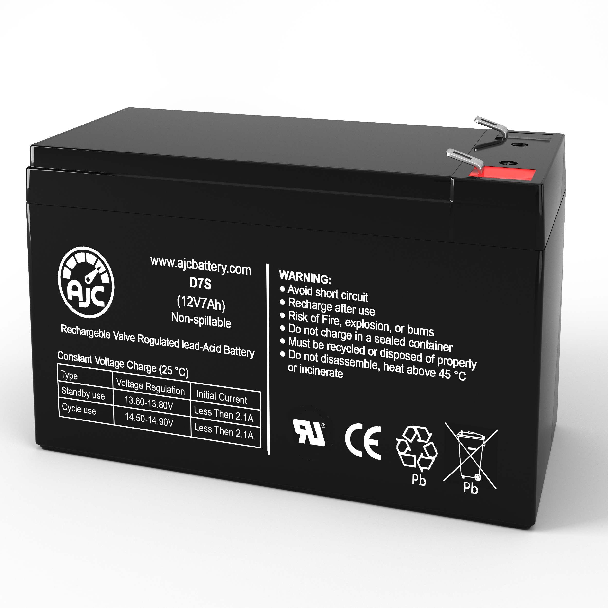 AJC Battery Compatible with Mighty Mule FM150 12V 7Ah Alarm Battery