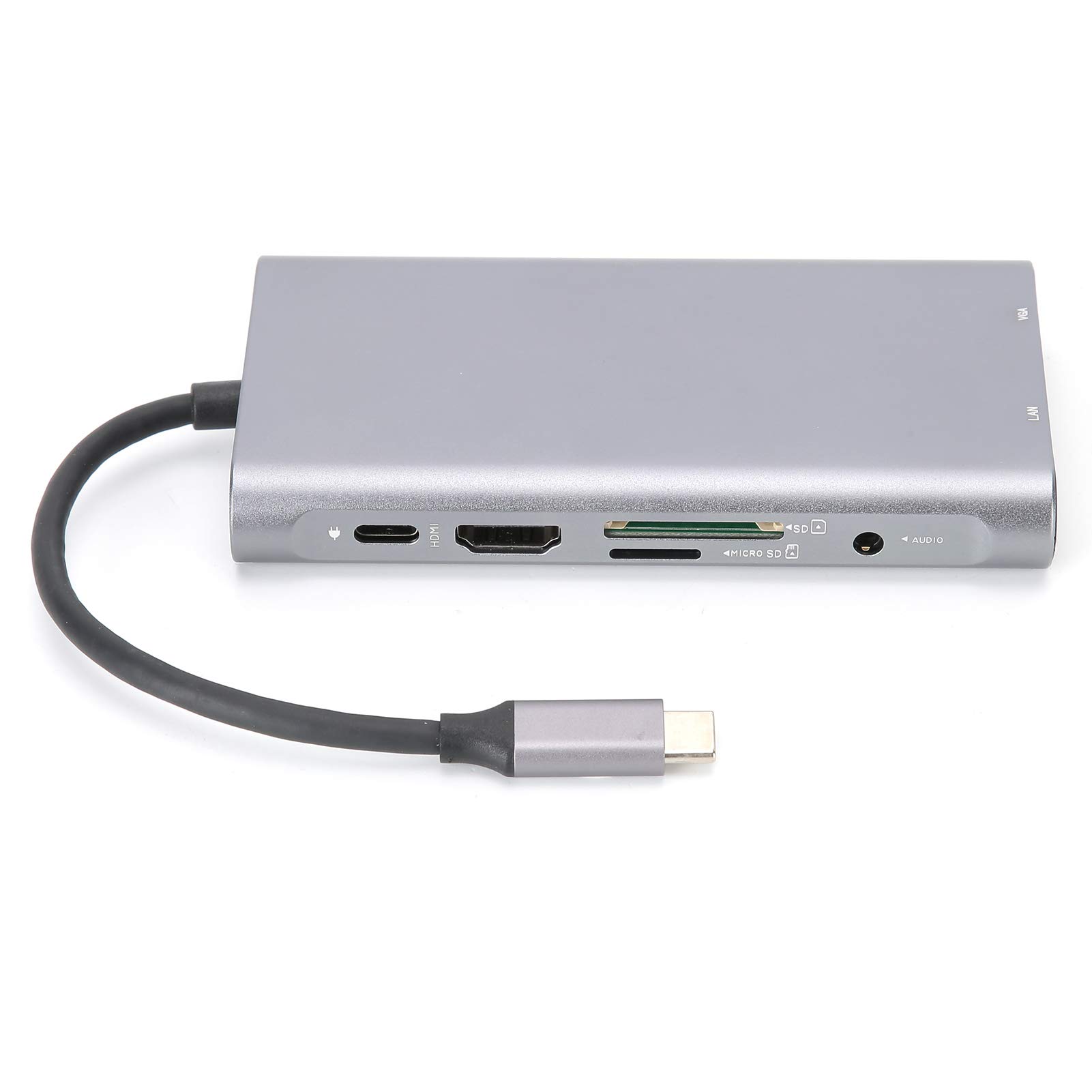 Multifunction Docking Station, Computer Adapter, Type‑C Docking Station, Information Transfer for Computer Home Office