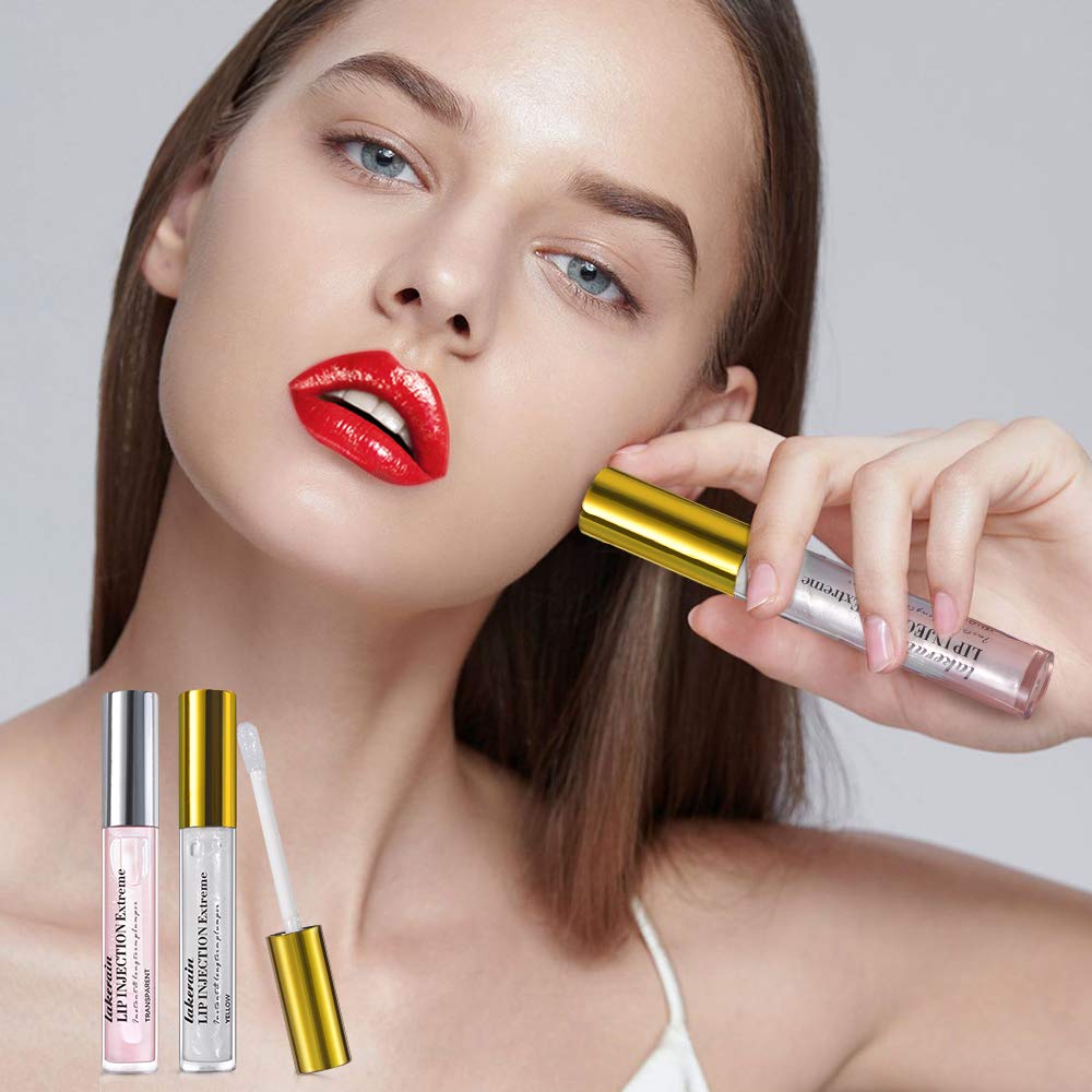 Natural Lip Plumper and Lip Care Serum,,Day and Night Lip Plumper ,Lip Injection Extreme Instantly Sexy Lips Plumping Lip Gloss,Lip Plumper That Really Works
