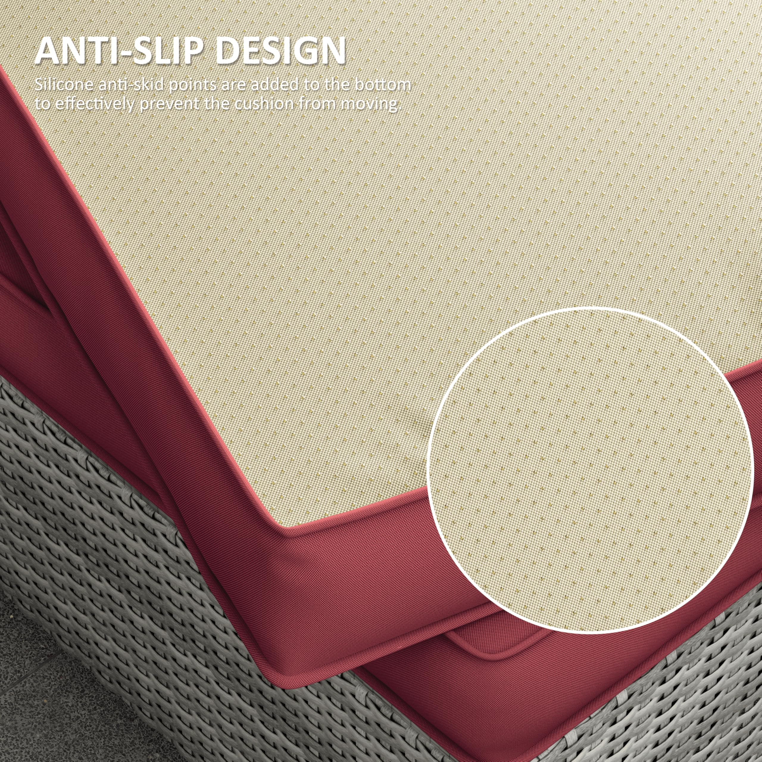14 Pcs Outdoor Cushion Covers Patio Cushion Slipcovers Replacement Splash Proof with Zipper for Outdoor Furniture, Patio Sofa Couch 3 Sizes, Covers Only