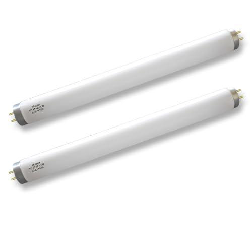 15inch F14T12 Soft White Fluorescent Light Bulb,14 Watt K&B Warm White 3000K Lamp, T12 Linear 1.5 '' Dia Tube, G13 Bi-pin Base (2 Pack)