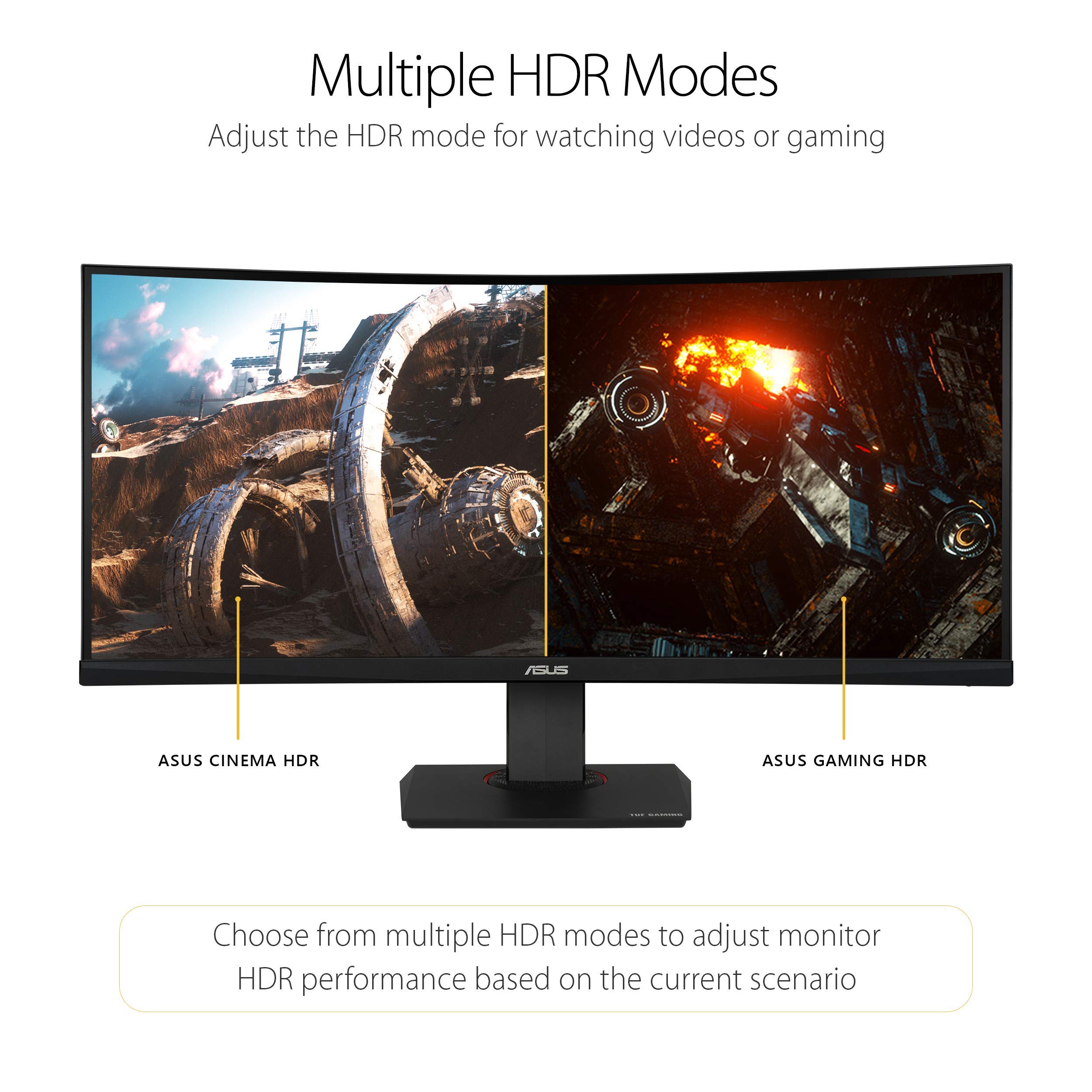 ASUS 35" WQHD 1800R Curved Gmng Mntr (Renewed)
