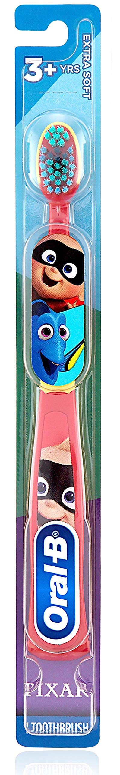 Hippie Hype Kids Manual Toothbrush, for Children and Toddlers 3+, Extra Soft Bristles - Pack of 6 (Characters Vary)