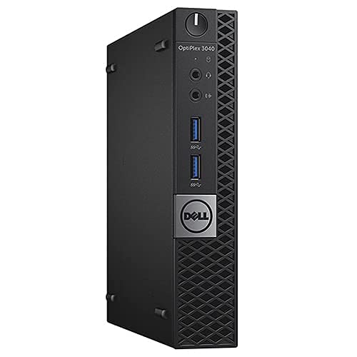 DELL 7040 Micro Intel Core i3-6100T 3.20 GHz, 8GB, 500GB HDD, Win 10 Pro (Renewed)