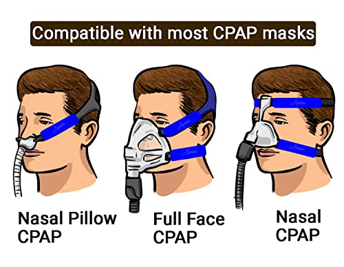 4-Packs CPAP Strap Covers, CPAP Strap Comfort Pads, CPAP face Pads, CPAP Cushion Covers
