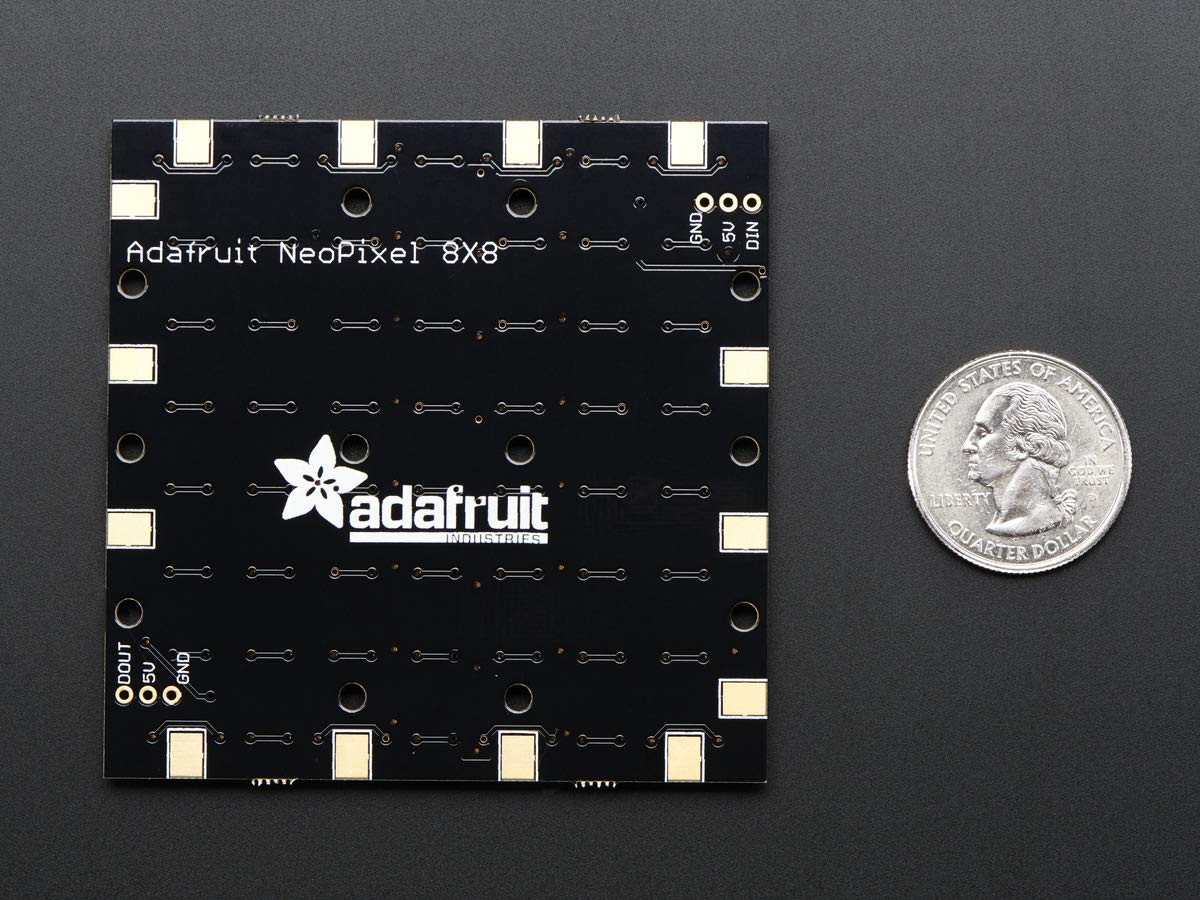 Adafruit NeoPixel NeoMatrix 8x8-64 RGB LED Pixel Matrix