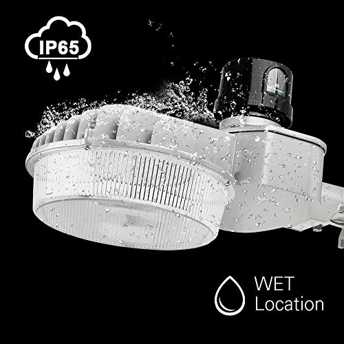 Konlite 45W LED Dusk to Dawn Light- 5800LM - 5000K - 175W MH Equal - UL - Prefect Security Area Light for Barns, Yards, Roadways, Loading Docks and More