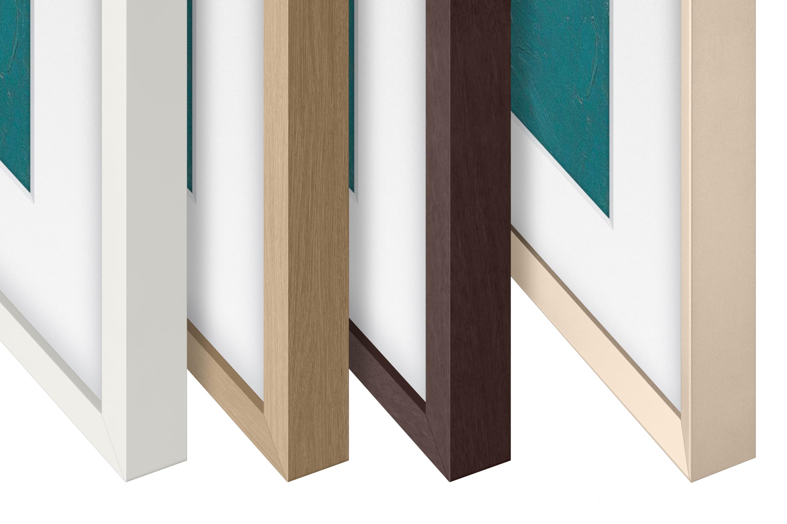 Samsung (2021) 65" The Frame Customizable Bezel - Modern Teak 3840 x 1600
