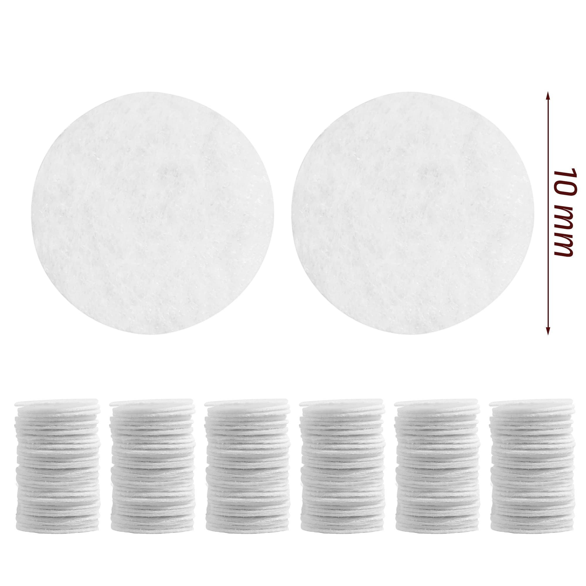 400 Pieces Microdermabrasion Filters 10mm Microdermabrasion Pads Microderm Filters Replacement Dermabrasion Filters Cotton Filters for Microdermabrasion Machine (400 Pieces)