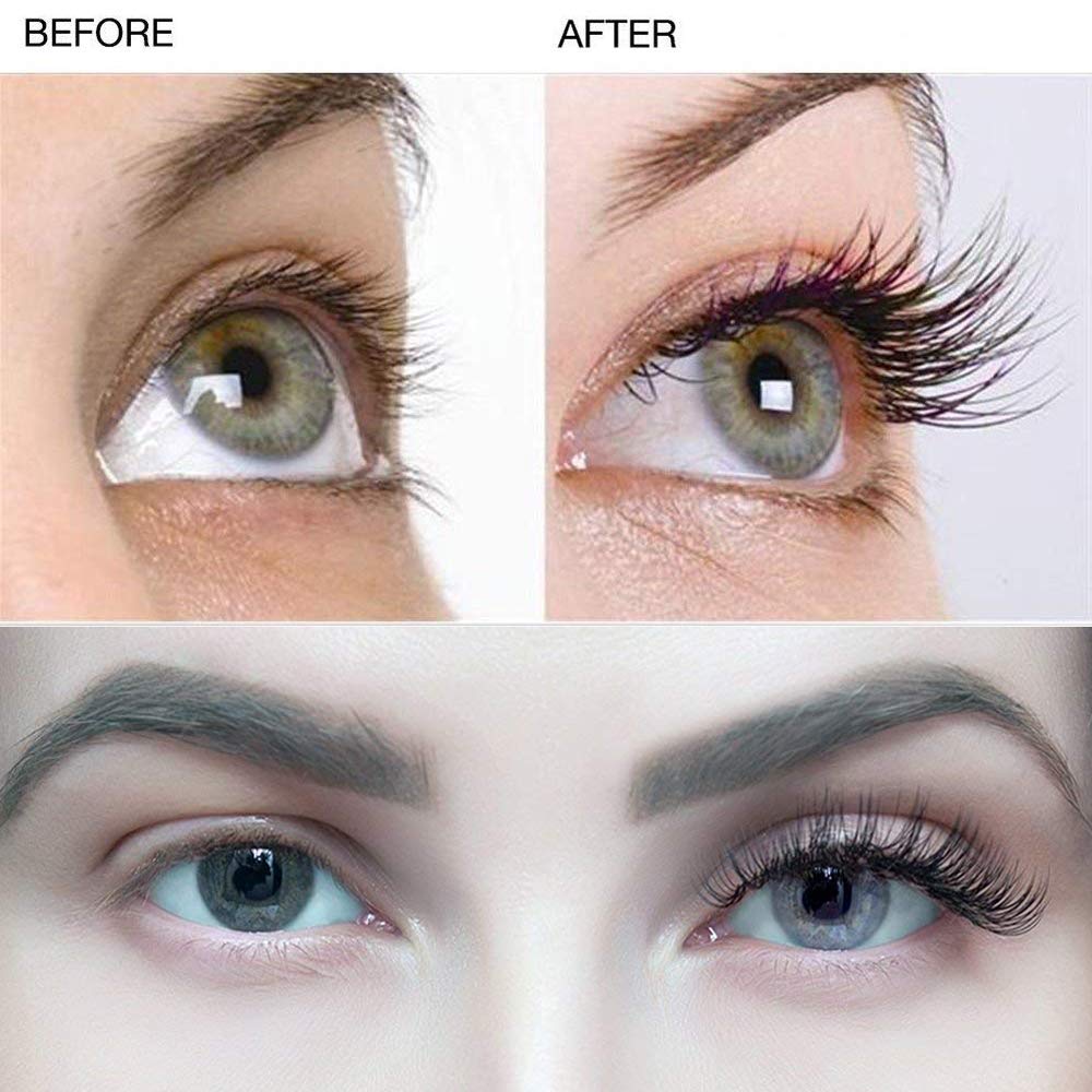 19pcs False Eyelashes Extension Practice Exercise Set, Professional Flat Mannequin Head Lip Makeup Eyelash Grafting Training Tool Kit for Makeup Practice Eye Lashes Graft White-with Glue
