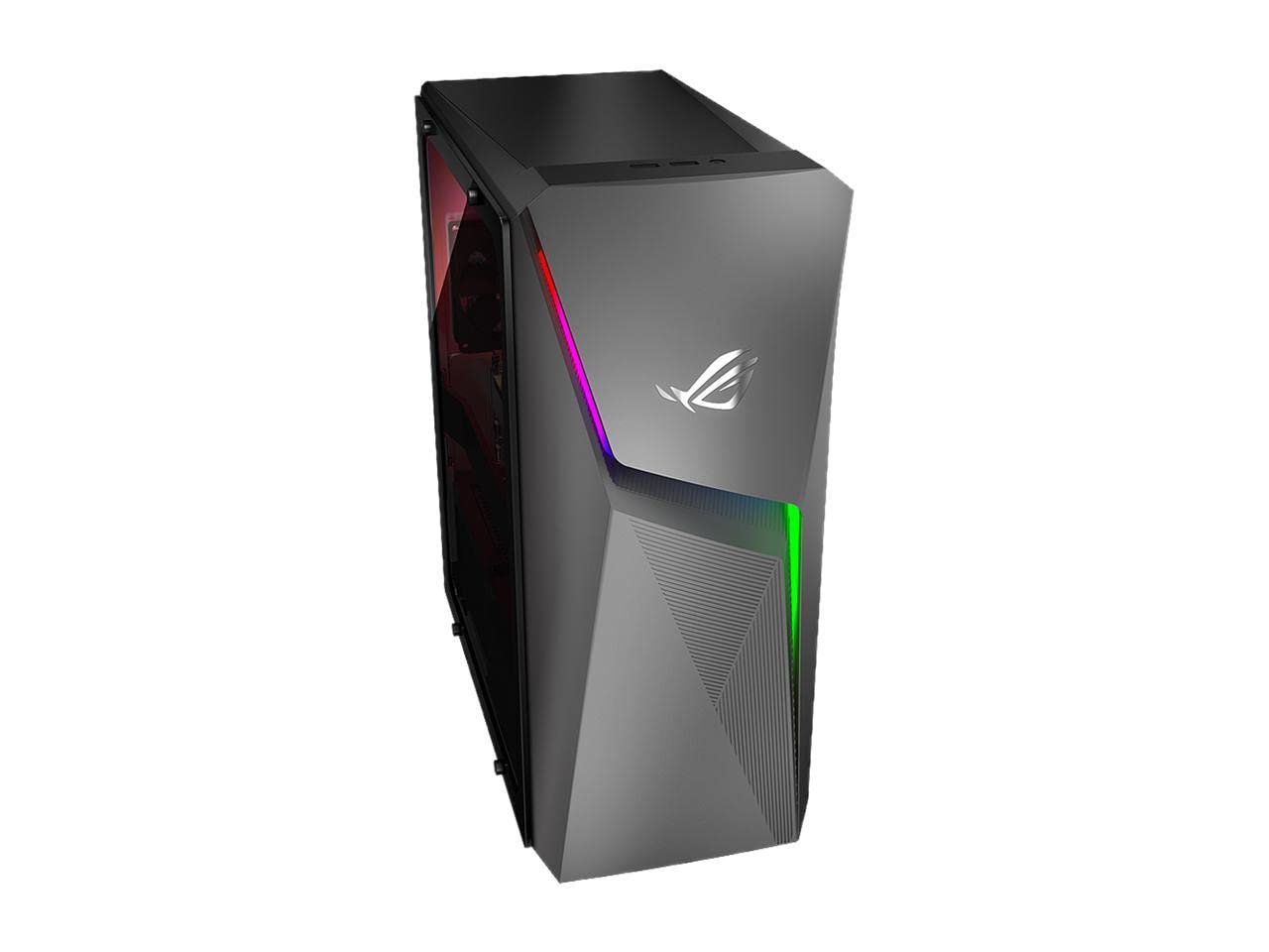 ASUS ROG Strix GL10DH-RH752 Gaming Desktop Computer, AMD Ryzen 7 3700X 3.60GHz, 8GB RAM, 1TB SSD + 1TB HDD, NVIDIA GeForce GTX 1650 4GB, Windows 10 Home