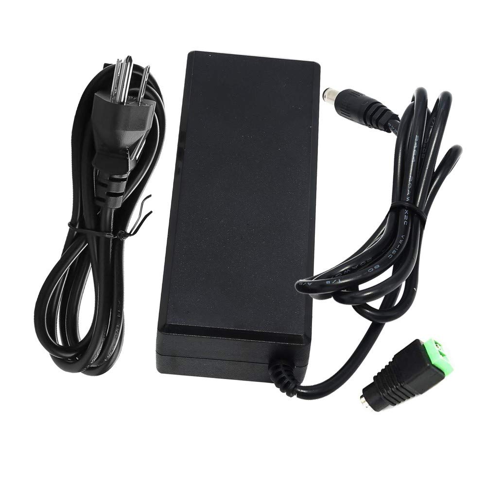 IEIK 12V 8A 96W Power Supply Adapter AC to DC Converter Charger AC 110V ~ 240V to DC 12V 8Amp Transformer for Water Pump, CCTV, Computer Project