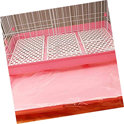 100pcs Clear Pee Hutch Small Bunny Guinea Chinchillas Hedgehogs Liner Liners Rabbits Time Universal Puppy Thin Pigs Pig Rabbit Animals Disposable Supplies Film Cage Pet