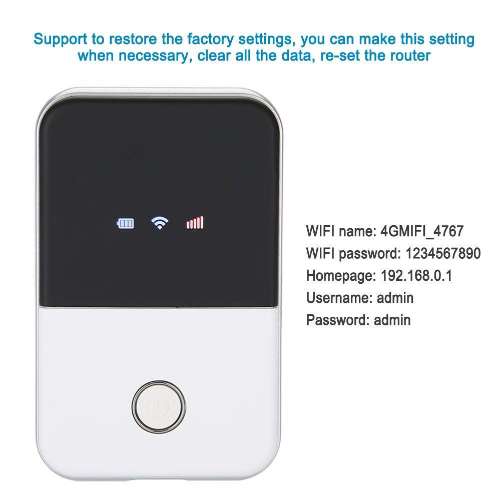 4G LTE Mobile Hotspot Devices,WiFi Box -High Speed -2100Mah -Up to 10 Connected Users -USB Charging-Portable 4G Router Suitable for Phone Laptop Etc,Good Product for Travel
