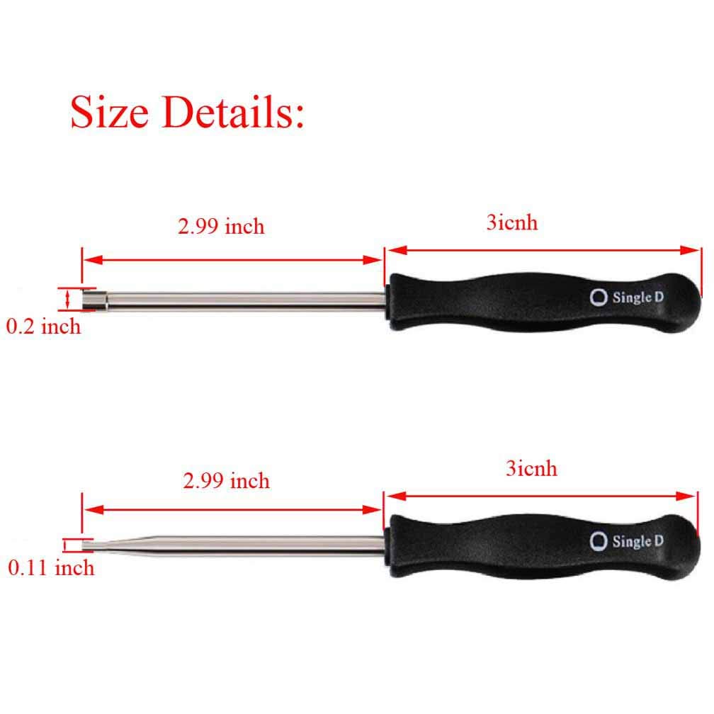 11pcs Carburetor Adjustment Tool + Carrying Case + Cleaning Brush for Common 2 Cycle Carburator Engine - Carburetor Adjustment Tool Set Carburetor Tune up Adjusting Tool