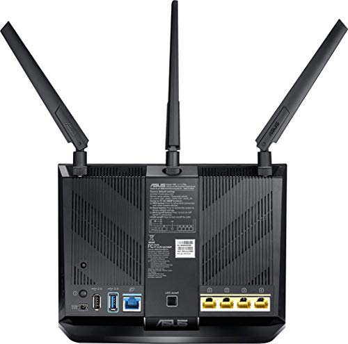 ASUS WiFi Gaming Mesh Router (RT-AC1900P 2-PK) - Dual Band Gigabit Wireless Internet Router, 5 GB Ports, Gaming & Streaming, AiMesh Compatible, Free Lifetime Internet Security, Parental Control