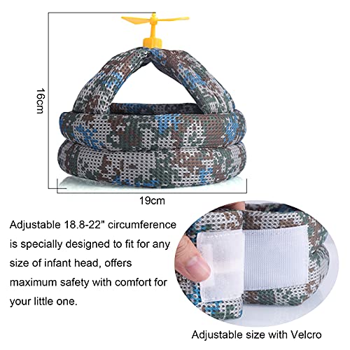 Baby Helmet, Infant Head Protector, No Bump Safety Head Cushion Bumper Bonnet for Running Walking Crawling Safety Helmet for Age 6-36 Months