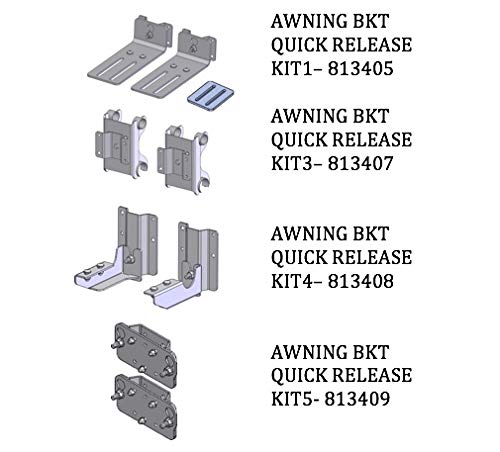 ARB 813405 Awning Bracket Quick Release Kit 1, Compatible for All ARB Awning Models