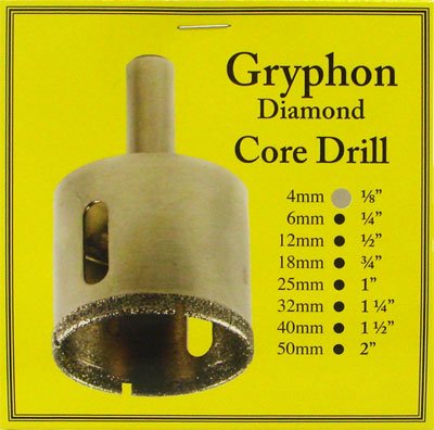 4mm Gryphon Core Drill Bit