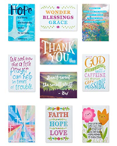 American Greetings Religious Lunch Box Notes for Kids, Faith and Joy (40-Count)