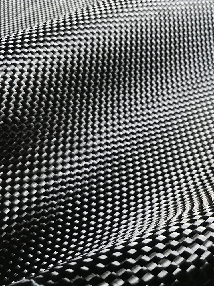 1Pc 50cm Width X 1m Long Carbon Fiber Cloth 3K 200/240gsm Twill Plain 12K Fabric Honeycomb Hybrid Carbon Kevlar Fabric Chopped Yarn (Color : 200gsm Plain)