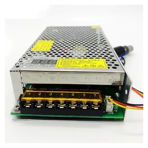 1pcs,Digital Display Voltage Adjustable stabilized Power Supply 200W 240W,Switch Power supplyAC to DC 0-5V 12V 24V 36V 48V Voltage(0-5V40A,Digital Display)