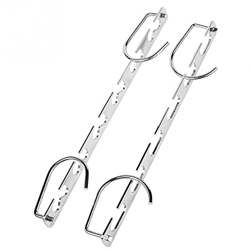 2Pcs Magic Stacking Wardrobe Hanger Clothes Multi Use Folding Metal Drying Rack Hanging Chain to Save and Organize Closet Space Organizer Bedroom Drying Hanger