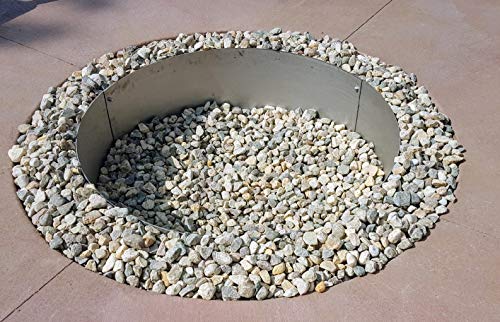 18" Deep Fire Pit Liner-Campfire Ring 45" Diameter Stainless Steel