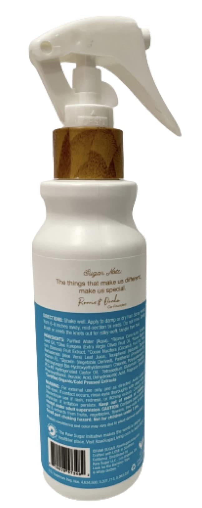 RAW SUGAR Raw Sugar Kids Banana + Coconut Milk Leave-in Conditioner & Detangler For Thick Unruly Hair - Infused with Castor Seed Oil - 6 fl. oz One Size