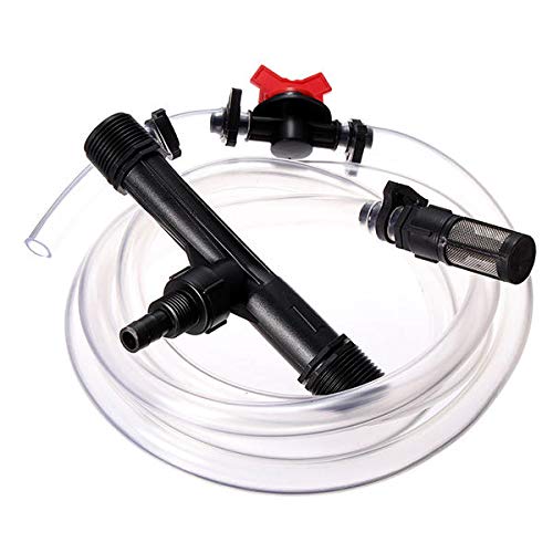 NC KDAFA Irrigation Venturi Fertilizer Injectors,1 Inch Irrigation Venturi Fertilizer Injectors Device Filter Kit Tube