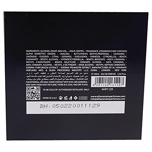 Al Haramain Opulent Saffron - Cologne for Men - Long Lasting Perfume for Men - Arabian Perfume for Men - Men's Cologne - Oriental Fragrance - 3.33 oz