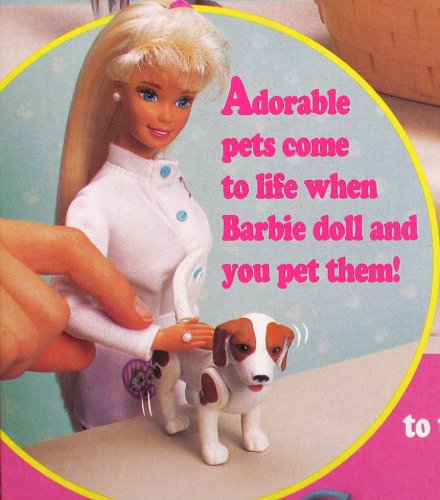 1996 Barbie Pet Doctor with dogs and cat (adorable pets magically wiggle-waggle when you pet them)