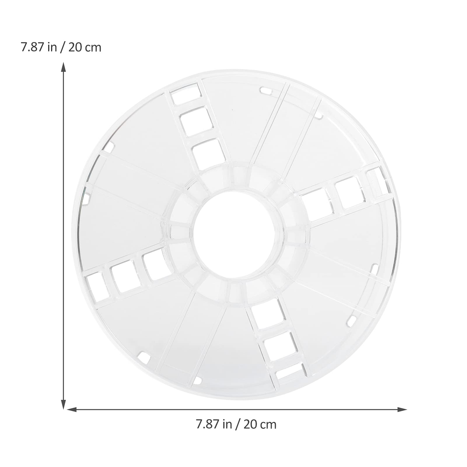 DOITOOL 3D Printer Filament Reusable Spool 3D Printer Accessories Hollow Bobbin 1kg Spool Filament Reel Parts, 7.87 x 7.87 x 2.56 inch