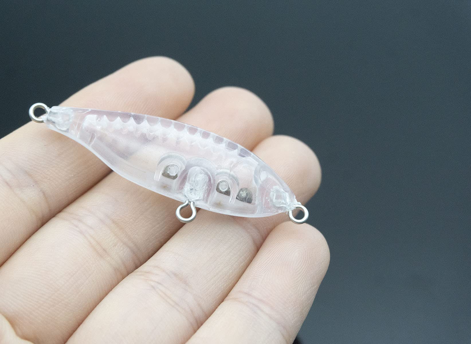 10PCS Unpainted Lure Blanks 2.64g 5cm with Special Eye Fishing Eye Crankbait Simulation Blank Body Clear Hard Baits Trout Salmon Minnow Lure Popper Lures Topwater Freshwater 8267 Special Eye