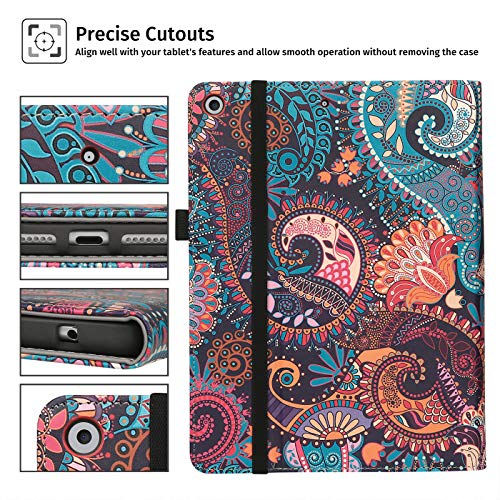 HAPPIERE Case for iPad 9th 8th 7th Generation with Pencil Holder, Compatible with iPad 10.2 inch 2021/2020/2019, Premium PU Leather iPad Cover, Auto Wake/Sleep, Shockproof Protective Folio Cover