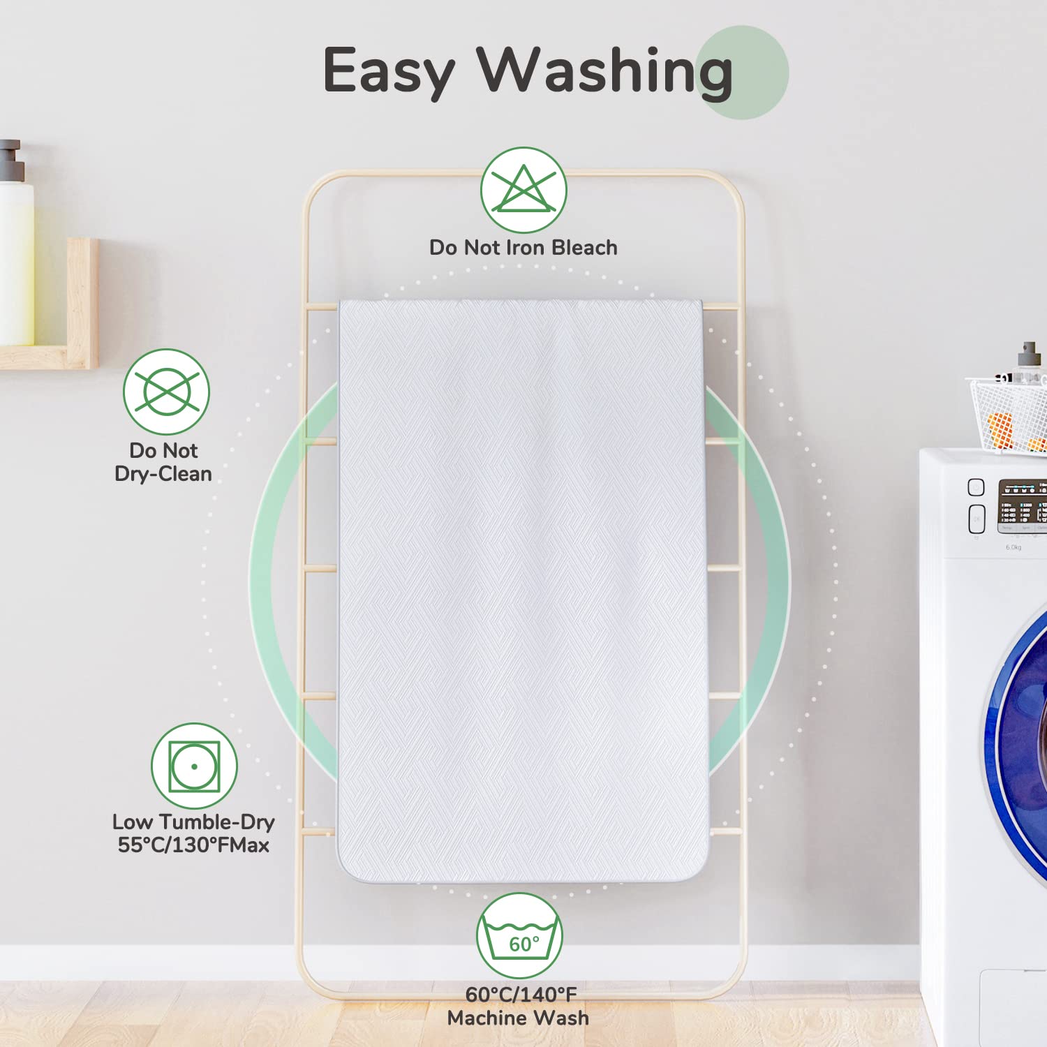 Novilla Waterproof Crib Mattress Protector, Skin-Friendly Crib Mattress Cover Ultra Soft Washable Mattress Pad Cover for Crib Bed, Fits Up to 9" Depth