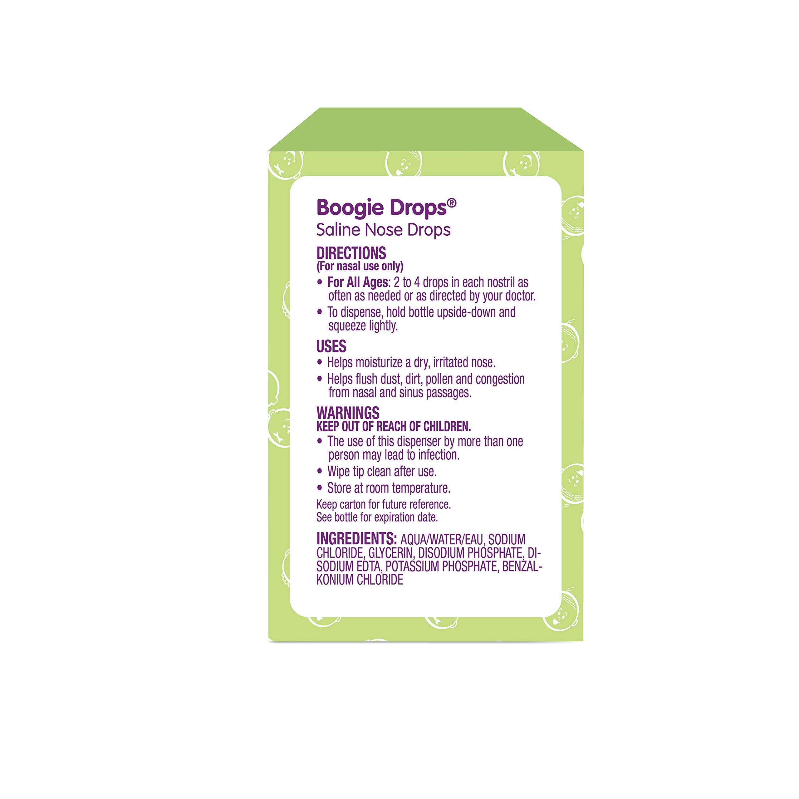 Boogie Stuffy Nose Relief Kit Wipes, FSA/HSA Eligible, Baby Wipes Unscented Wipes 45 Count (Pack of 1), Baby Nasal Saline Drops Drops 2 Bottles Total (Pack of 1)…