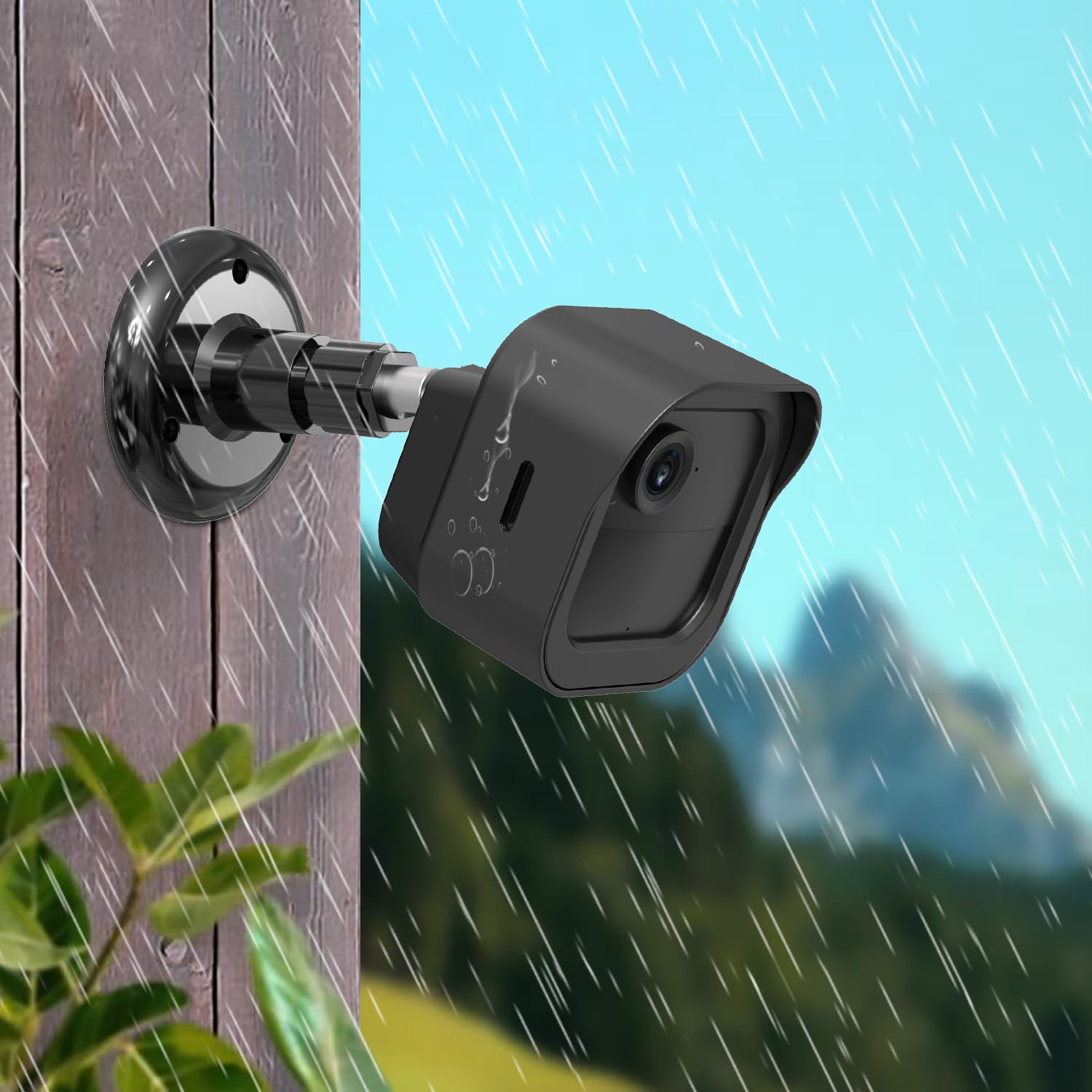 5 Pack Wall Mount for Blink Outdoor 4 (4th Gen) with Weatherproof Protective Housing and Blink Sync Module 2 Mount (Blink Camera & Sync Module is Not Included)