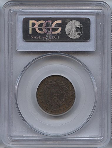 1864 Two-Cent Pieces Cent Genuine PCGS