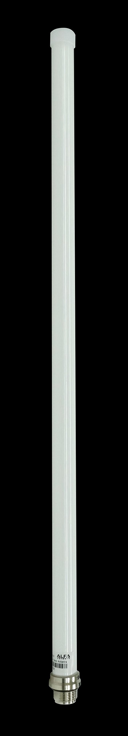 ALFA Network AOA-2409TFL 2.4GHz 9dBi Omni-Directional Antenna, N-Type Female Connector, Weather Resistant for Ubiquiti Bullet 2.4GHz, and Mikrotik Groove 2.4GHz, EnGenius Access Point